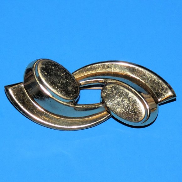 Monet | Jewelry | Vintage Signed Monet Brooch Pin Infinity Symbol Oval ...